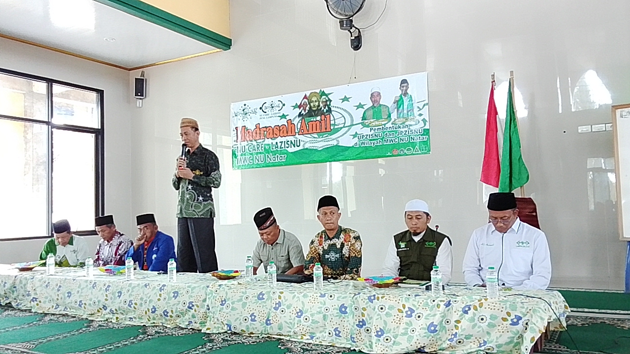 MWC NU Natar Gelar Madrasah Amil serta Bentuk UPZISNU Kecamatan Natar ...